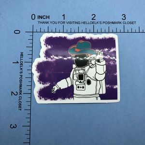 Accessories | 110 Cowboy Hat Astronaut Sticker Vsco | Poshmark